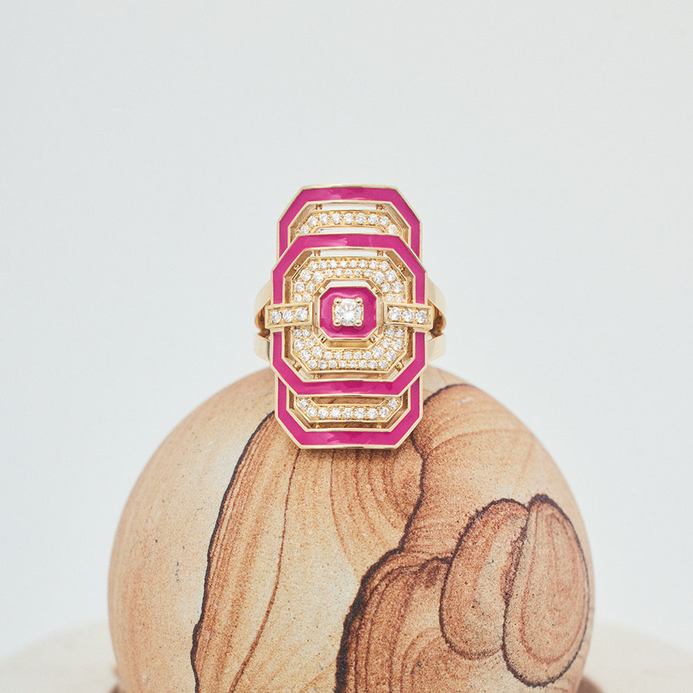 Bague My Way - Émail Personnalisé | STATEMENT Paris